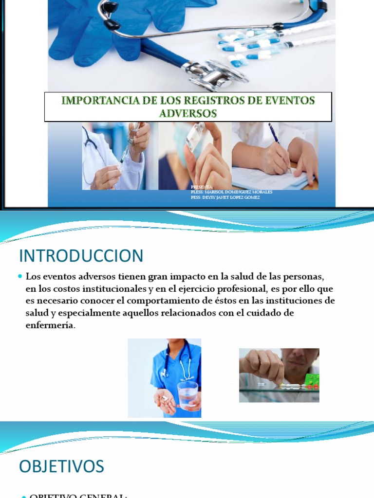 Evento Adverso | PDF | Seguridad del paciente | Cuidado de la salud