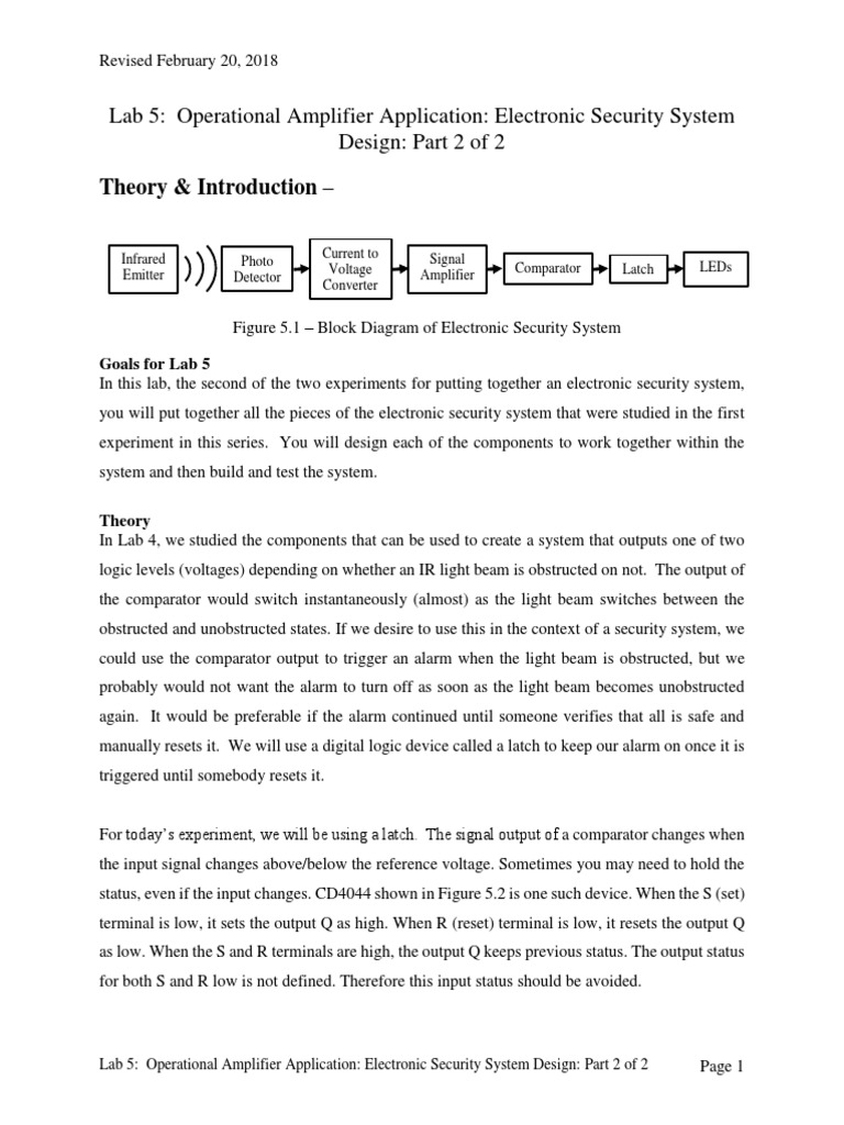 ECEN 214 Lab 5 | PDF | Operational Amplifier | Amplifier