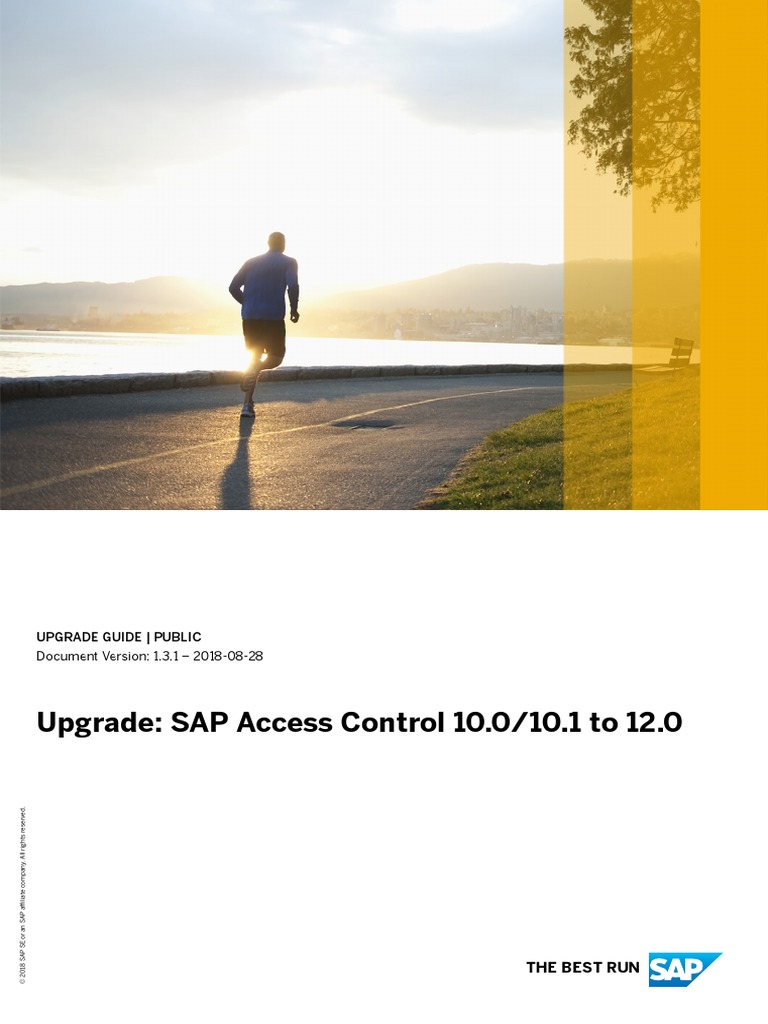Upgrade - SAP Access Control 10 - 0 - 10 - 1 To 12 - 0 PDF | PDF | Sap Se | Access Control