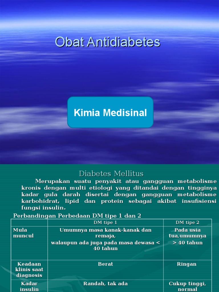 Obat Antidiabetes | PDF