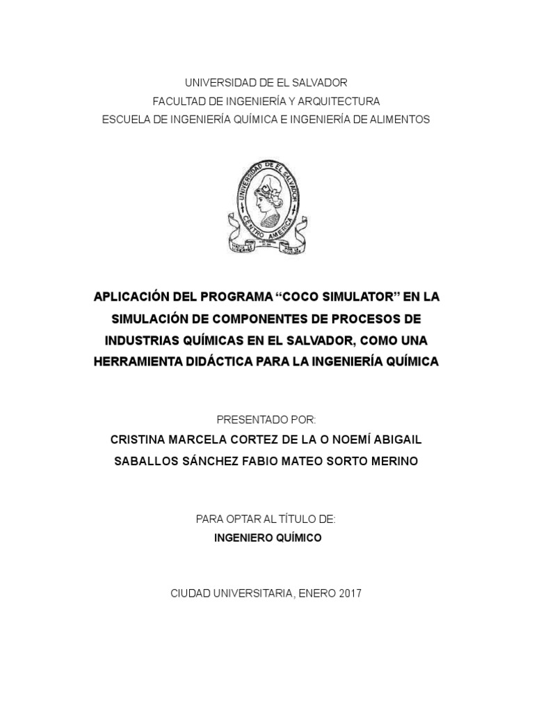 COCO Simulator | PDF | Dióxido de azufre | Industrias