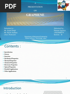 Graphene Applications Ppt