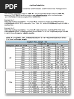 R407c PT Chart | PDF | Vapor | Pressure