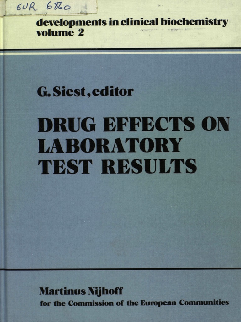 Durg Effects On Laboratory Test Results PDF | PDF | Pharmacology | Proteins