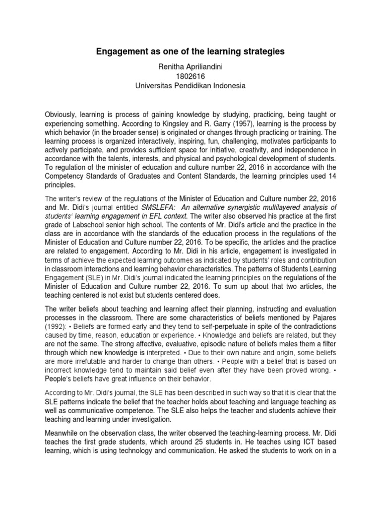 Teaching and Learning | PDF | Learning | Teachers