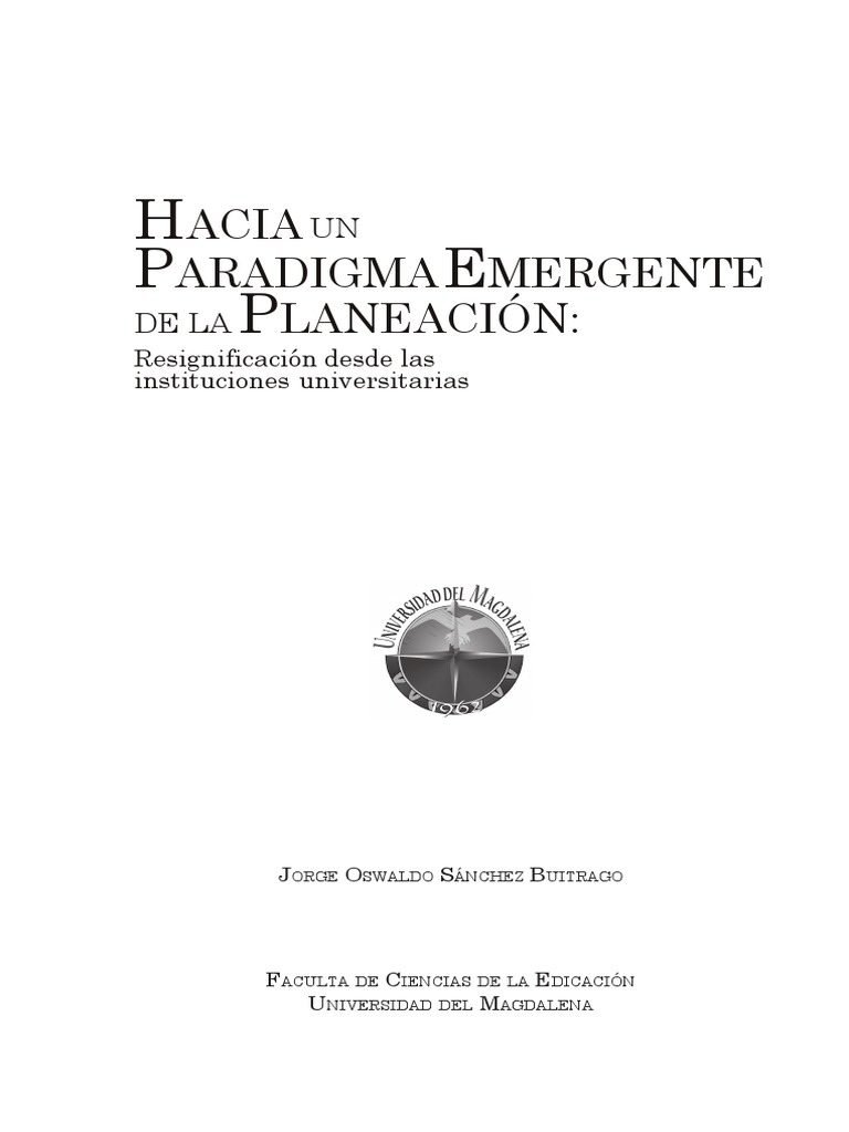 HACIA UN PARADIGMA EMERGENTE Arte Final PDF | PDF | Paradigma ...