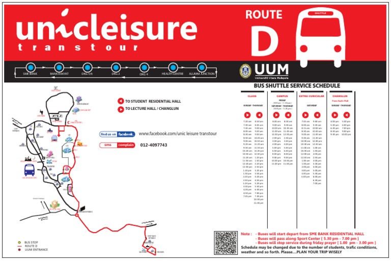 Route D - Uum PDF | PDF | Leisure | Sports