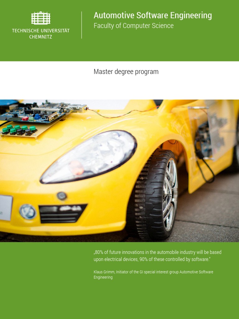 Automotive Software Engineering Master's Program | PDF | Computer ...