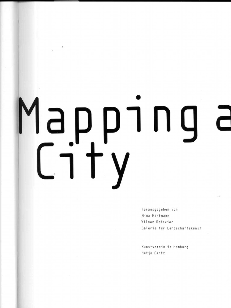 Denis Cosgrove Cartocity Mapping and Urban Space 1 PDF | PDF