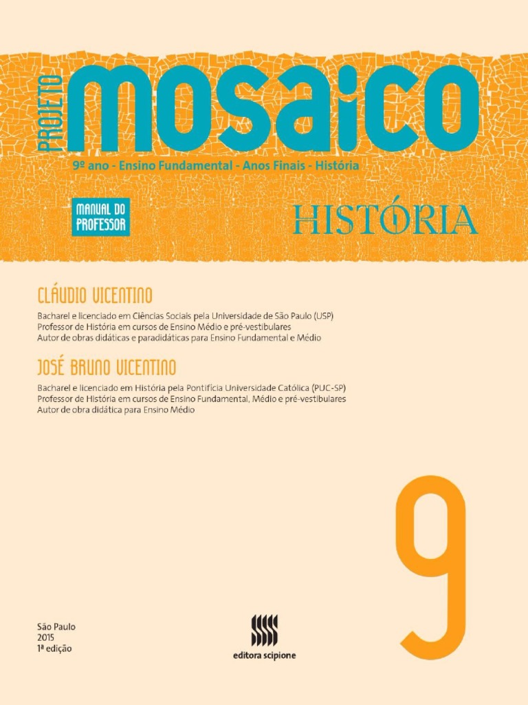 Livro de Historia Projeto Mosaico 9º Ano PDF | PDF