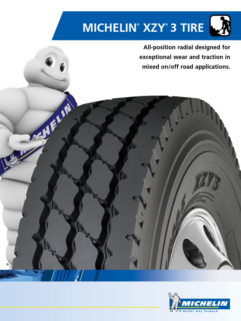 Michelin XZY 3 Tire: All-Position Radial Designed For Exceptional Wear ...
