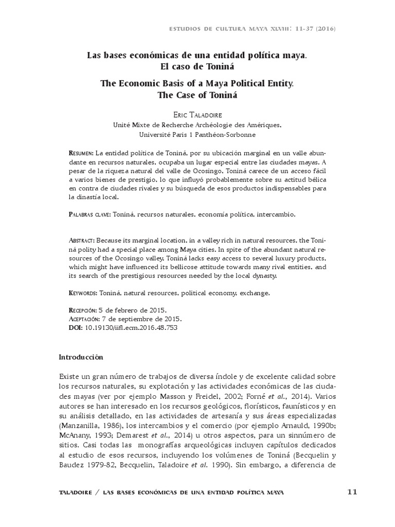 Entidad Política Maya | PDF | Civilización maya | Chiapas