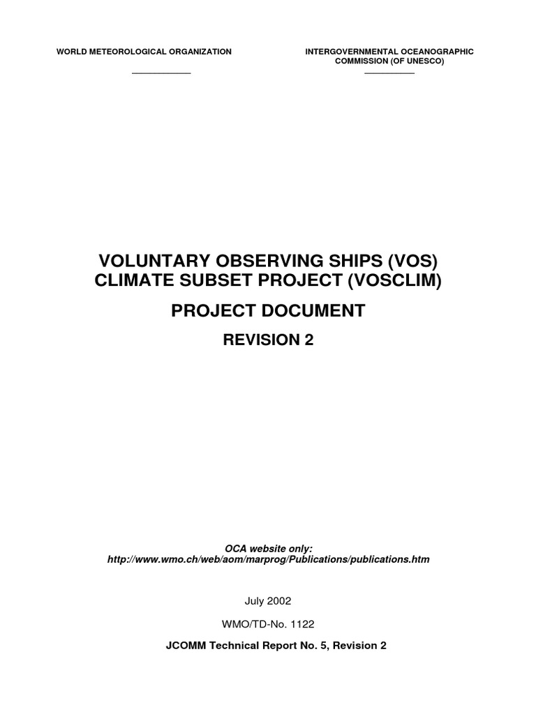 Establishing a Global Climate Observing Network Through High-Quality Voluntary Ship-Based ...