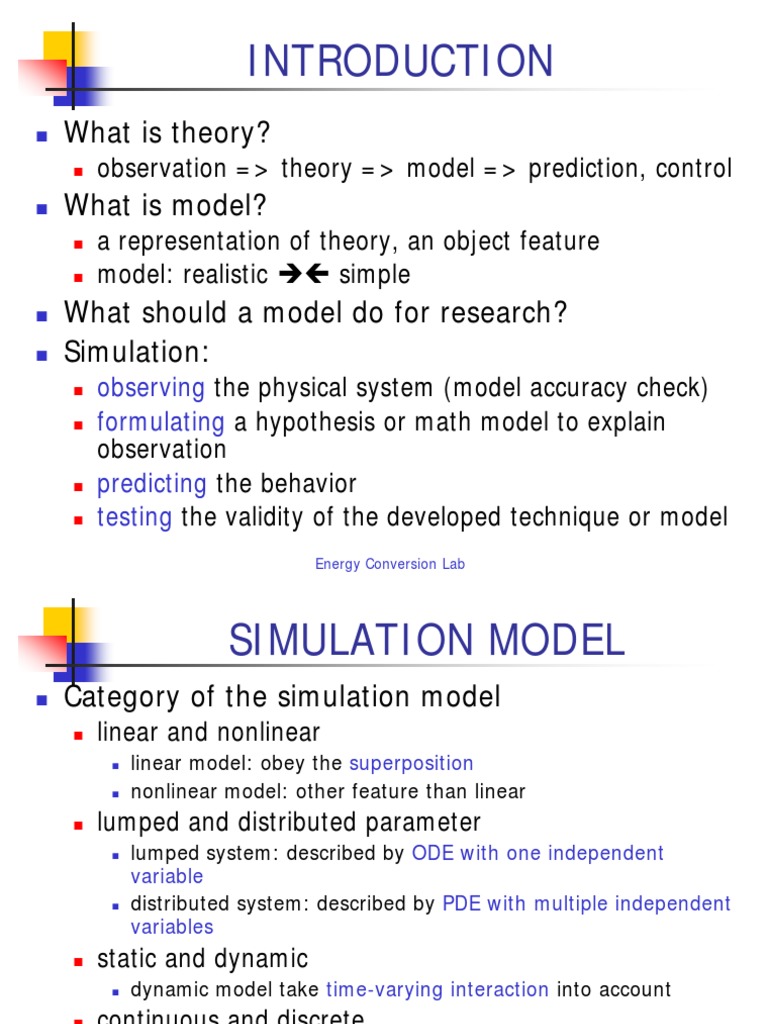 What Is Theory? What Is Model? What Should A Model Do For Research? Simulation | PDF ...