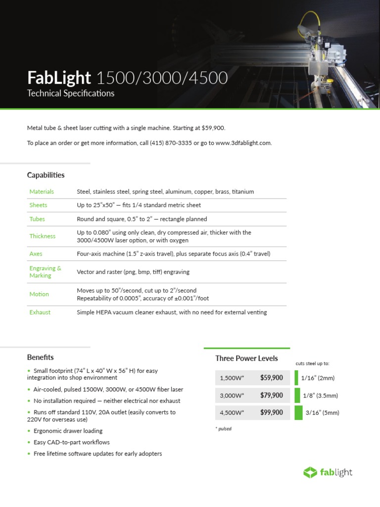 Fab Light | PDF | Technology & Engineering