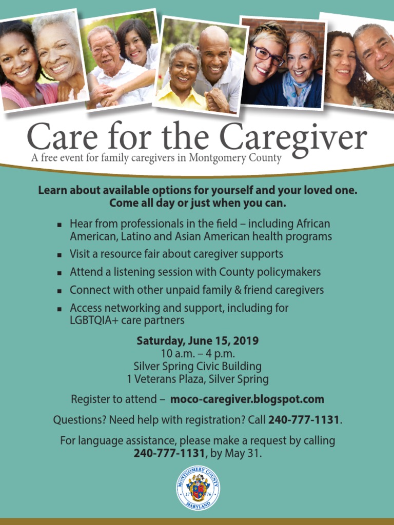 Caregiver Flyer 8.5x11-2019 | PDF | Caregiver | Health Care