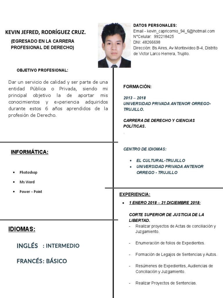 CV Kevin 2019 | PDF