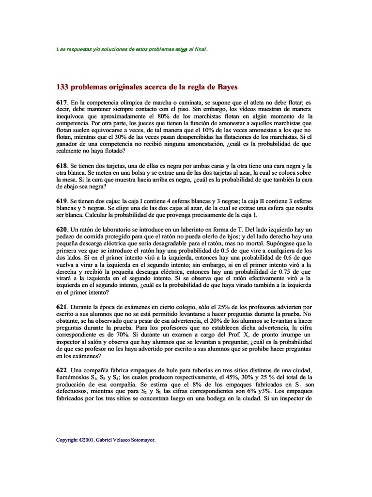 Ejerc-Bayes PDF | PDF | Probabilidad | Hipertensión