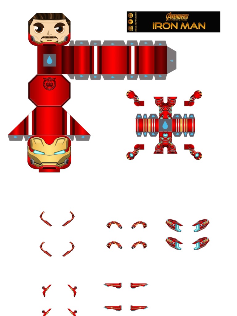 Iron Man (Mark 48) by Imagine Minipapercraft