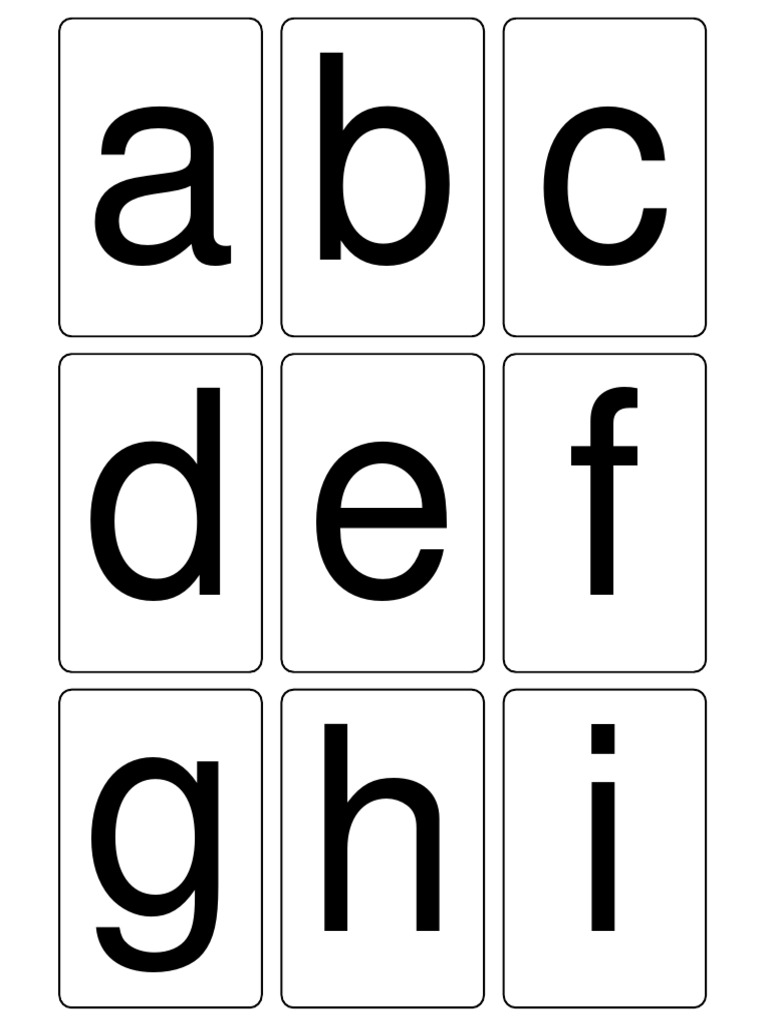 Abecedario en Minuscula Juego de Memoria