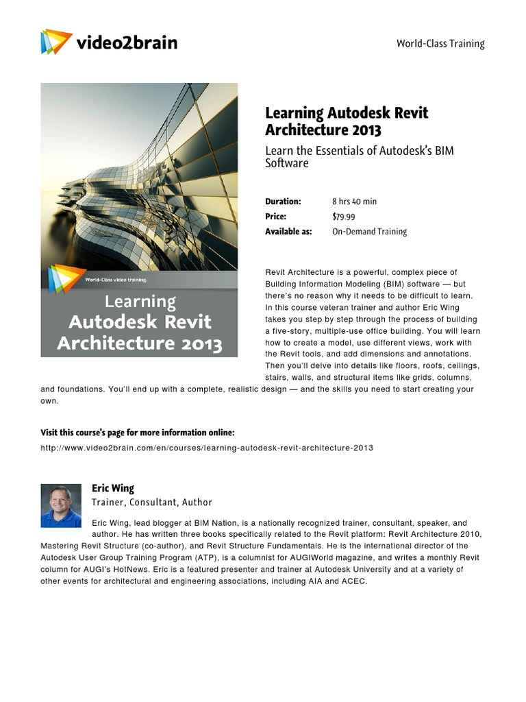 Learning Autodesk Revit Architecture 2013 PDF | PDF | Autodesk Revit | Engineering