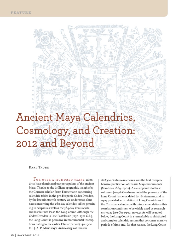 Ancient Maya Calendrics Cosmology and CR | PDF | Maya Civilization ...