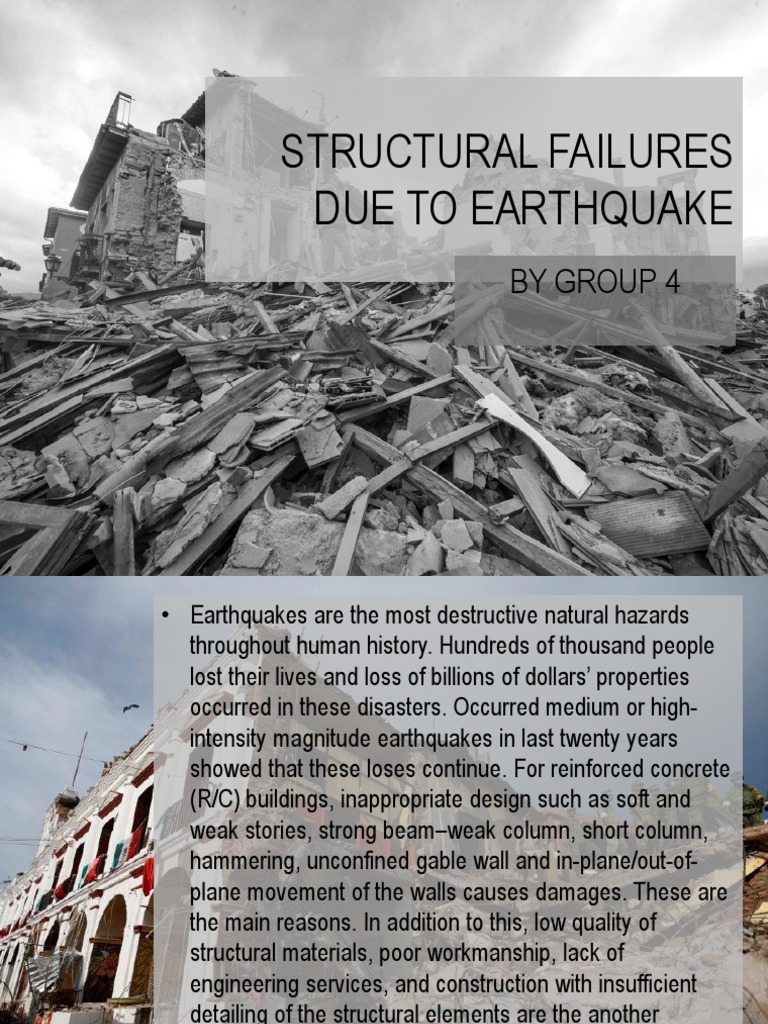 Structural Failures Due To Earthquake | PDF | Disasters | Civil Engineering