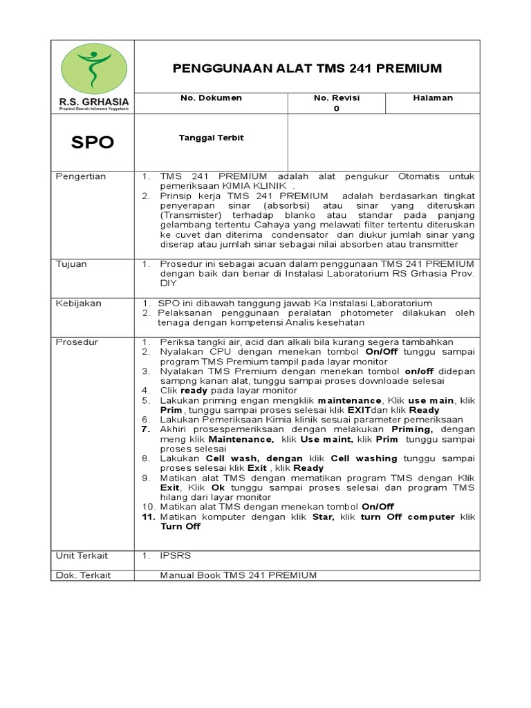 Penggunaan Alat Tms | PDF