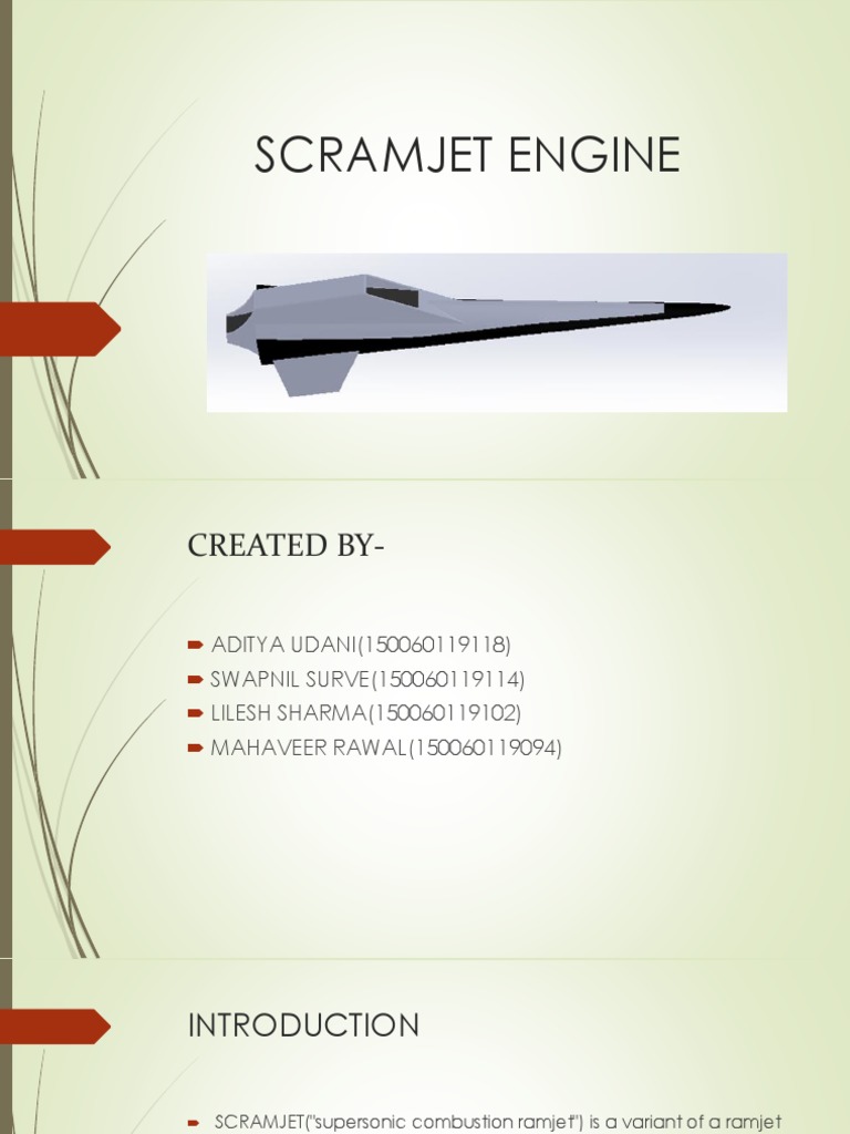 Scramjet Engine | PDF | Jet Engine | Rocket