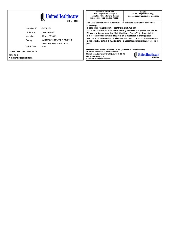 Member ID: 5473371 Ui Id No.: 101084627 Member: K M Jeevan Group ...