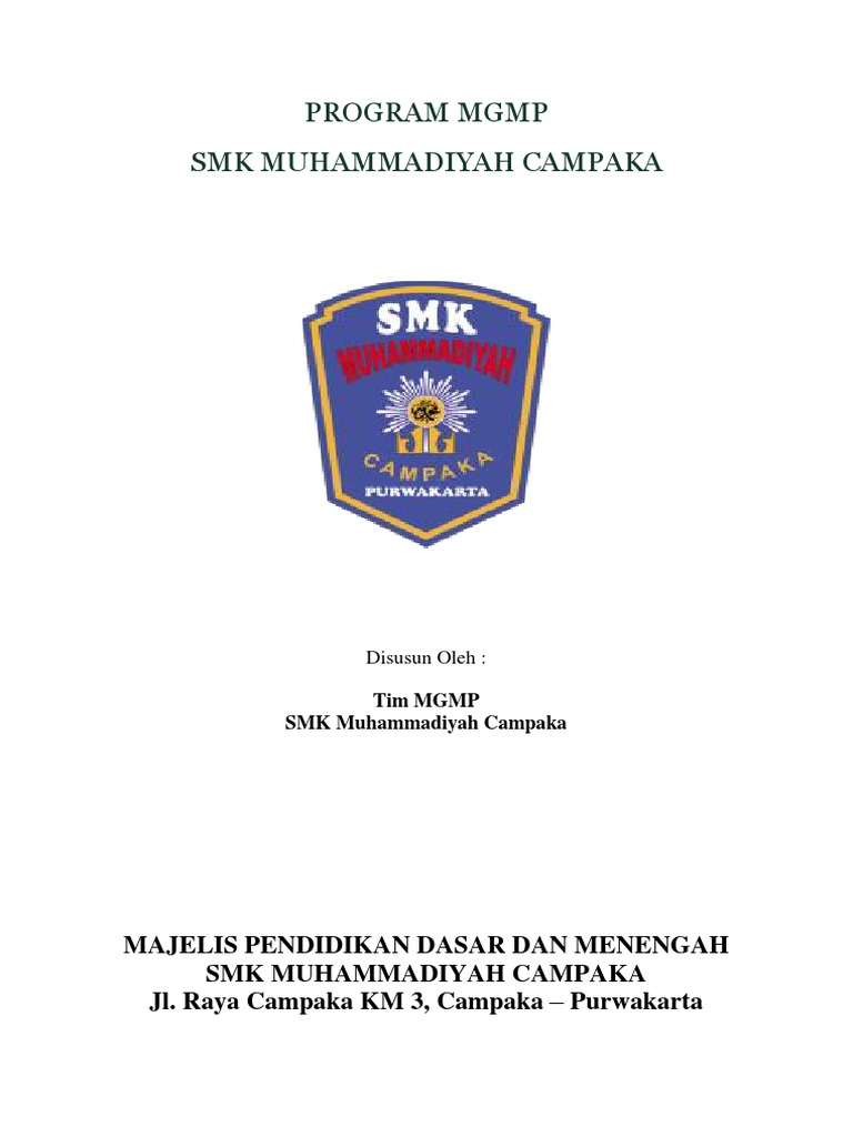 Program MGMP SMK Muhammadiyah Campaka | PDF | Karier & Perkembangan