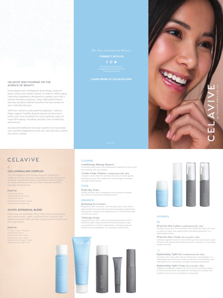 Celavive - Product Brochure | PDF | Cosmetics | Integumentary System