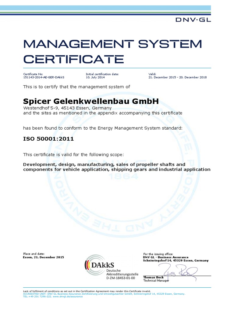 Rev1 151143 2014 Ae Ger Dakks Certificate English | PDF | Evaluation ...