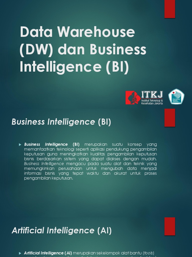 Data Warehouse (DW) Dan Business Intelligence | PDF