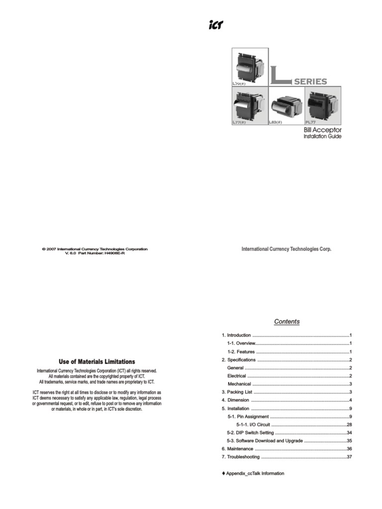 L Series PDF | PDF | Electrical Engineering | Manufactured Goods