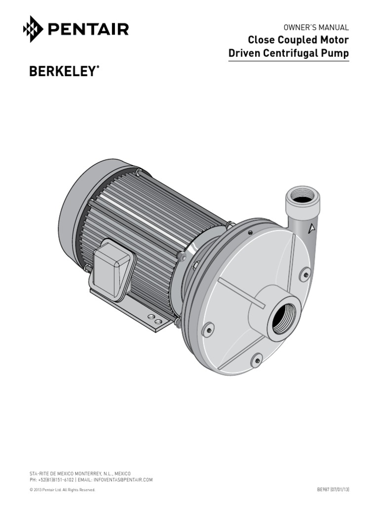 Manual Berkeley Tipo B PDF | PDF | Pump | Pipe (Fluid Conveyance)