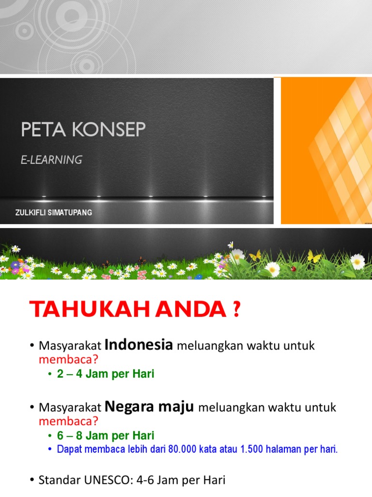 1 Peta Konsep e Learning | PDF