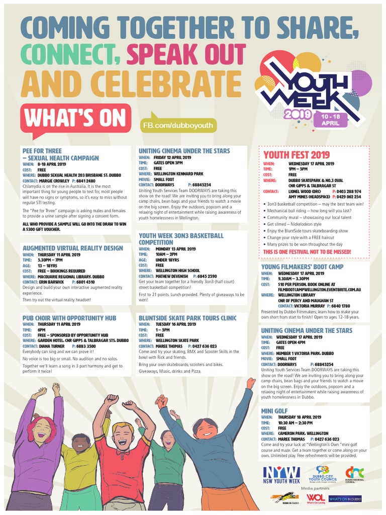 Youth Week Program | PDF | Leisure