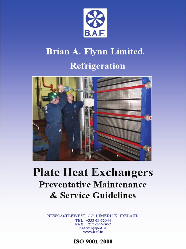 Plate Heat Exchangers: Brian A. Flynn Limited. Refrigeration | PDF | Heat Exchanger | Home Appliance