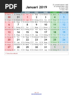 Kalender Lengkap 1993 dengan Weton | PDF