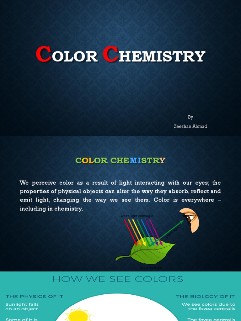 Color Chemistry | PDF | Dye | Pigment