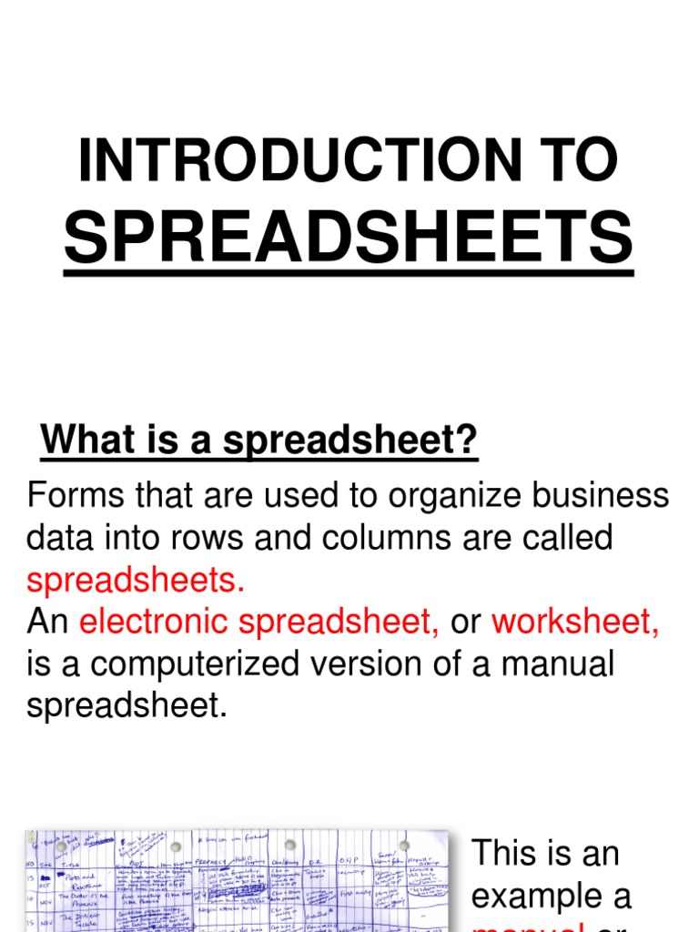 Lesson For Spreadsheets | PDF | Spreadsheet | Microsoft Excel