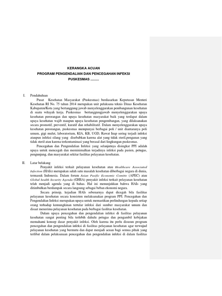 Kak Ppi Puskesmas GK | PDF