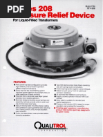 Qualitrol PRD Operating Instructions | PDF | Pressure | Manufactured Goods