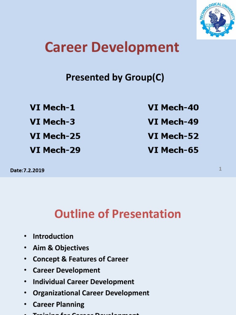 Career Development... | PDF | Goal | Employment