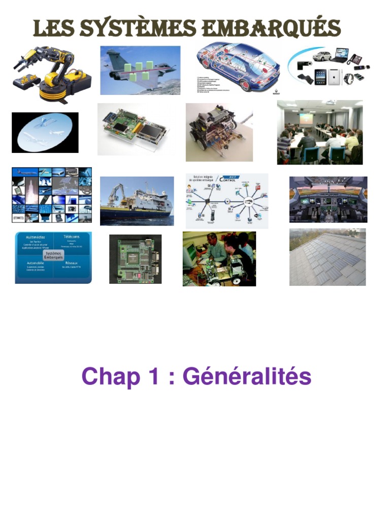 Cours Sur Les Systèmes Embarqués Version 1 | PDF | Microcontrôleur ...