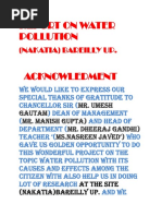 SBA Water Pollution Final | PDF | Water Pollution | Human Impact On The ...