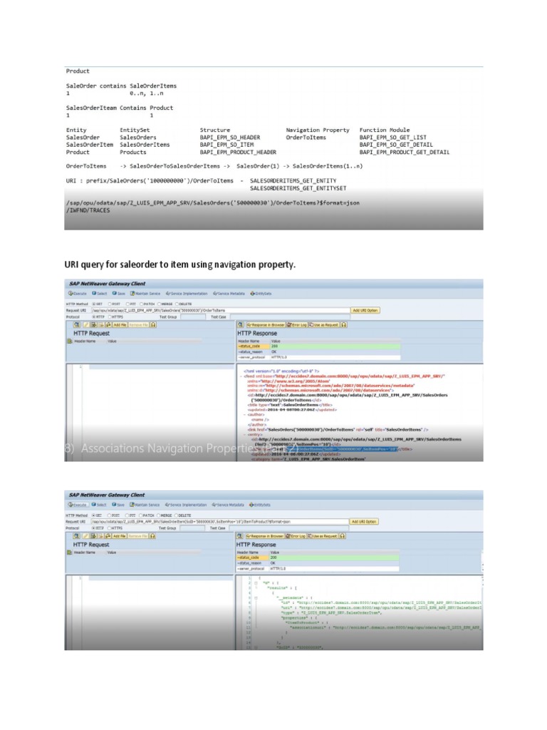 URI Query - Navigation Property | PDF