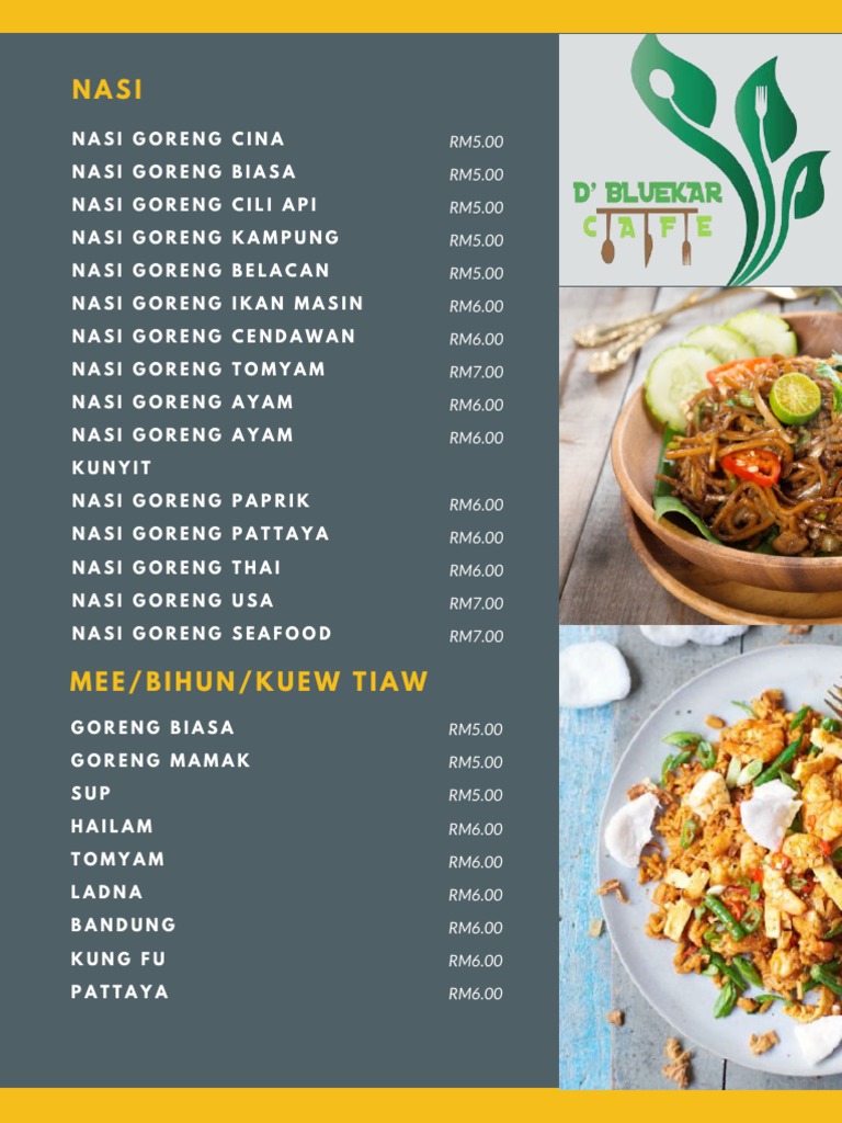 Lunch Menu | PDF | East Asian Cuisine | Food Ingredients