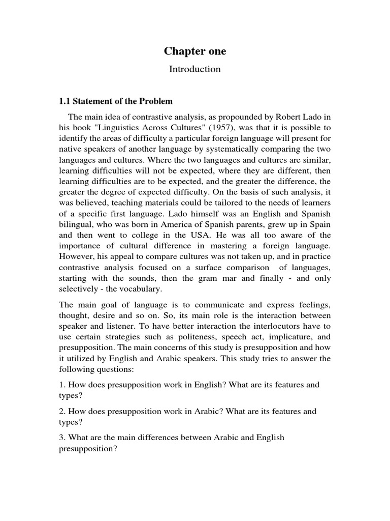Presupposition in E & A | PDF | Cognitive Science | Truth